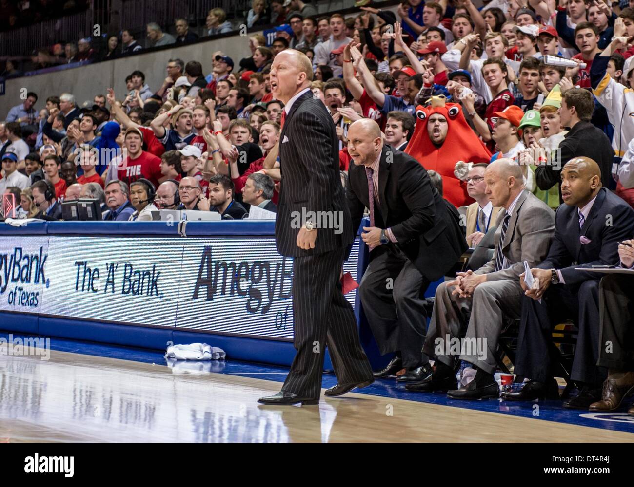 Dallas, Texas, USA. 9th Feb, 2014. Cincinnati Bearcats head coach Mick ...