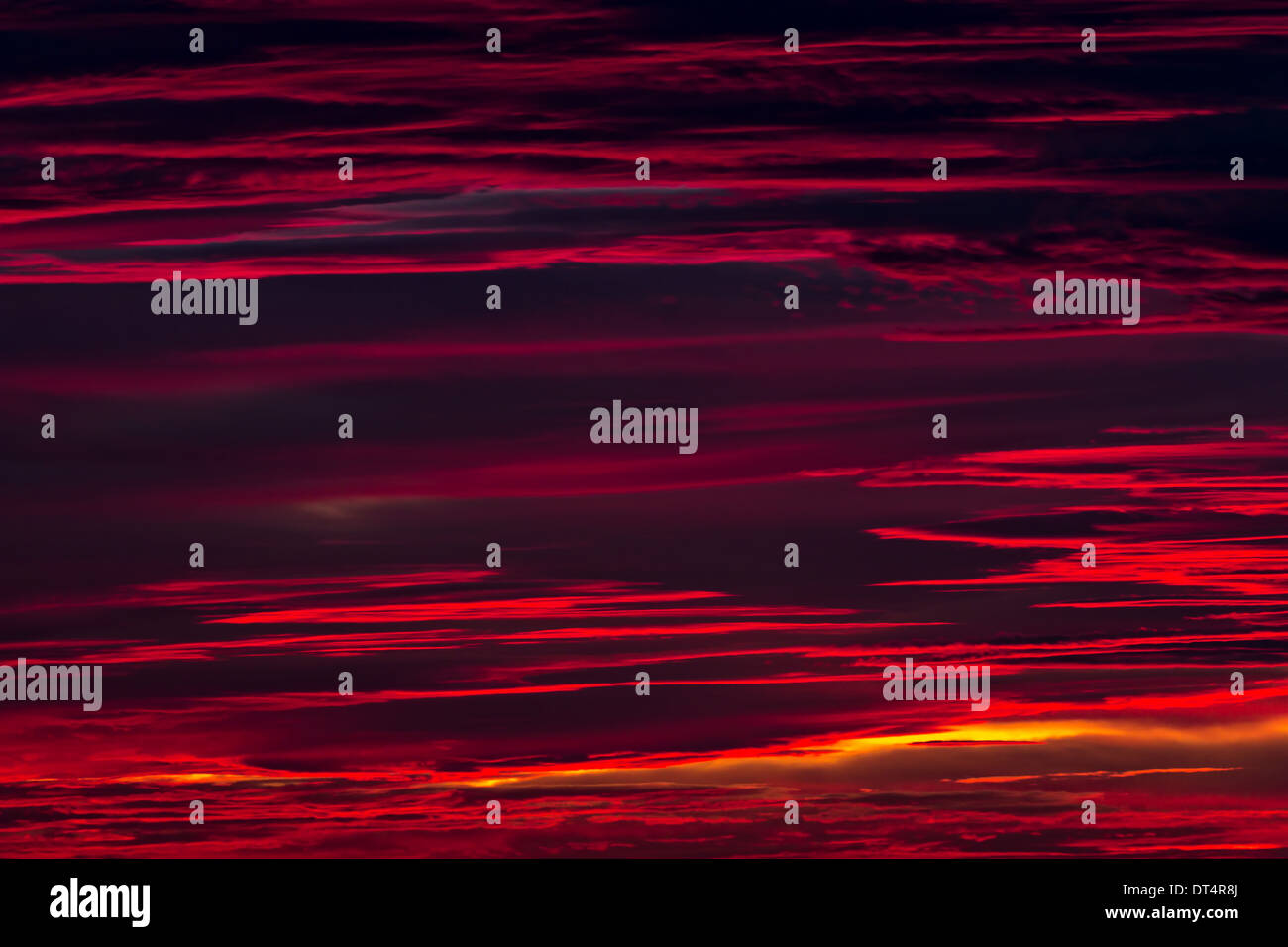 Beautiful sunset clouds at autumn Stock Photo - Alamy