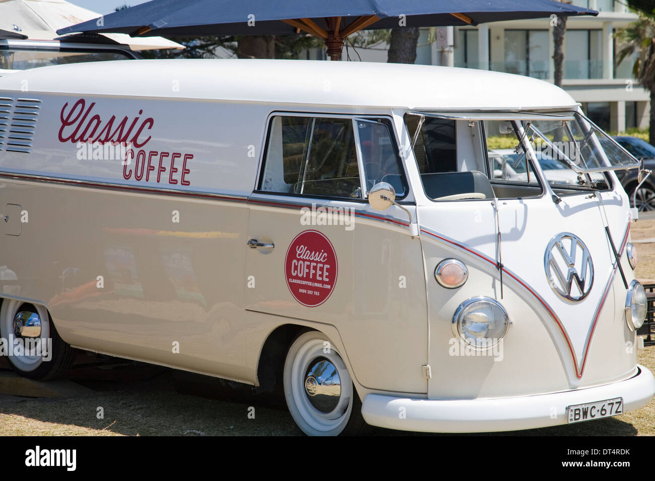 vw kombi selling coffee at manly beach,sydney Stock Photo - Alamy