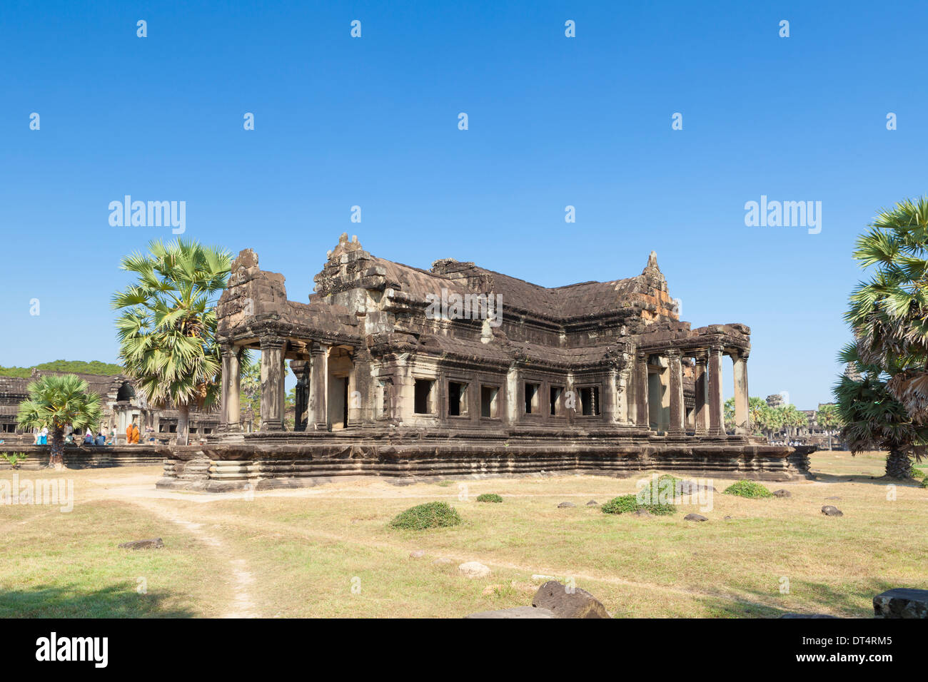 Library building of the Angkor Wat complex, Cambodia Stock Photo - Alamy