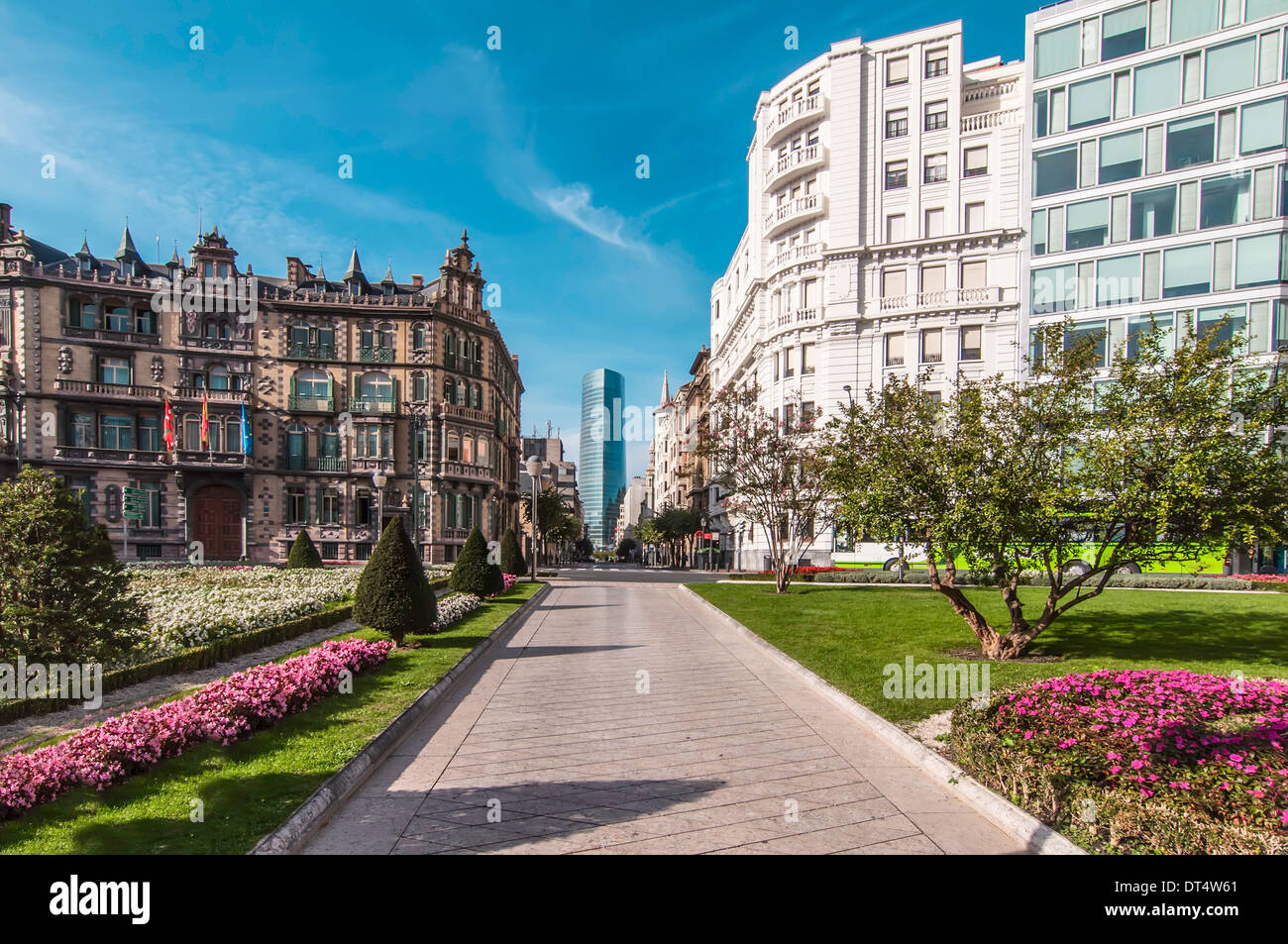 Bilbao biscay spain square city hi-res stock photography and images - Alamy
