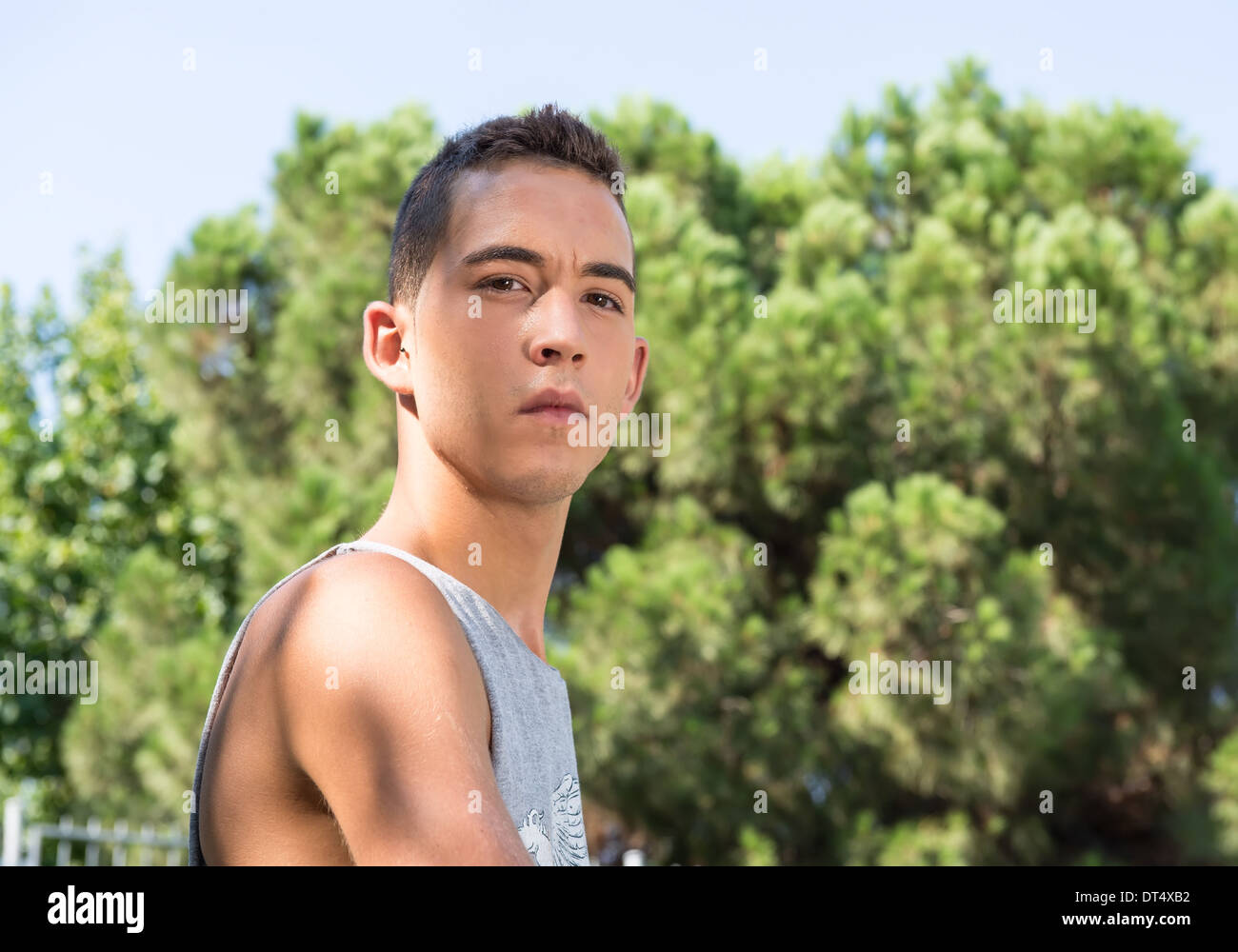 Black boy playing basketball hi-res stock photography and images - Alamy