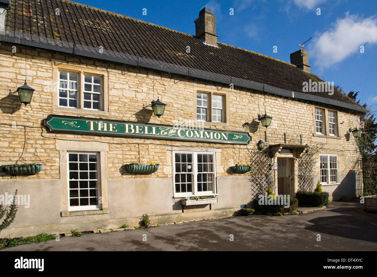 The Bell Inn a pub in Broughton Gifford Near Melksham Wiltshire England ...