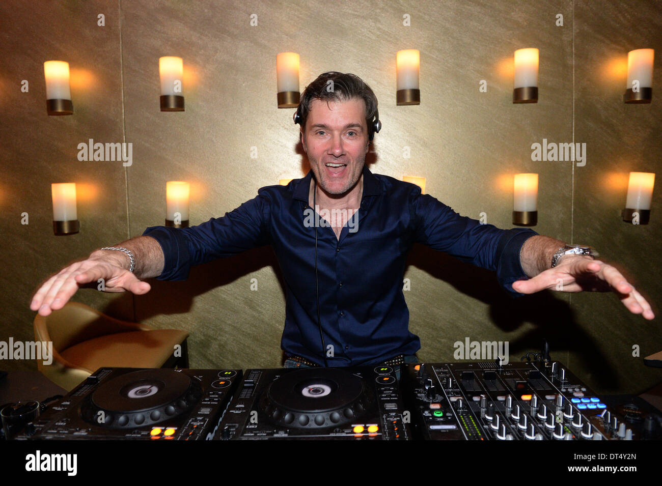 Munich, Germany. 07th Feb, 2014. DJ John Munich aka John Juergens poses ...