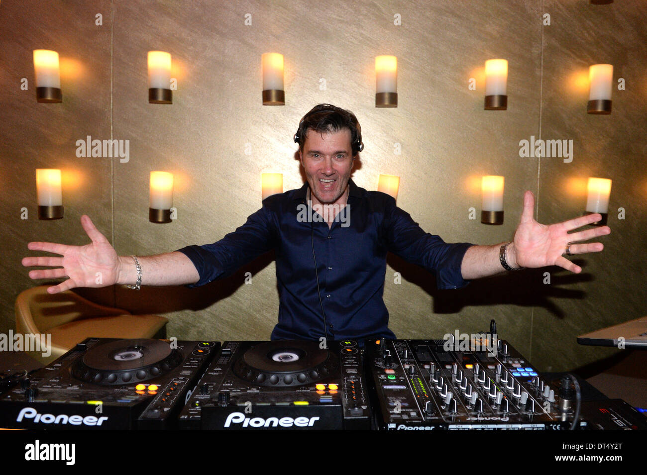 Munich, Germany. 07th Feb, 2014. DJ John Munich aka John Juergens poses ...