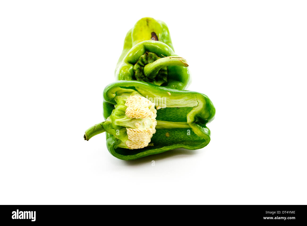 Fresh Green Capsicum Stock Photo - Alamy