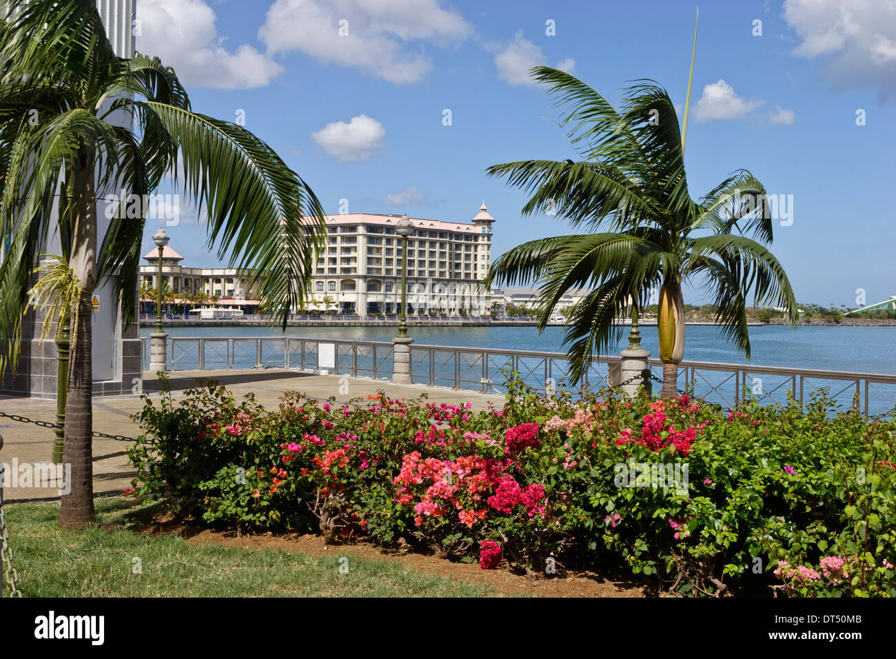 Ibl building and Port Louis harbour, Mauritius Stock Photo - Alamy