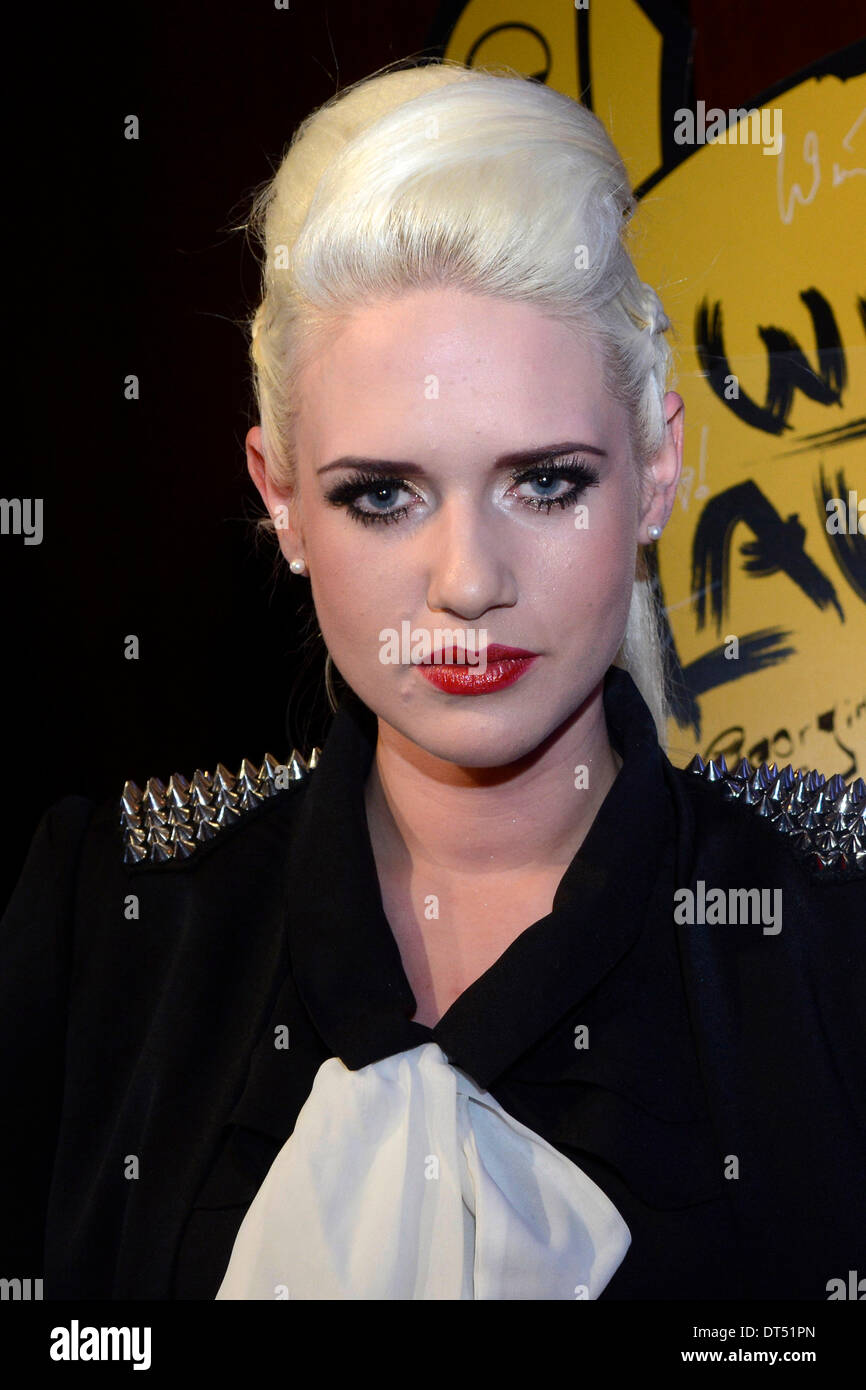 Berlin, Germany. 8th Feb, 2014. Sarah Knappik attending the LB Film ...