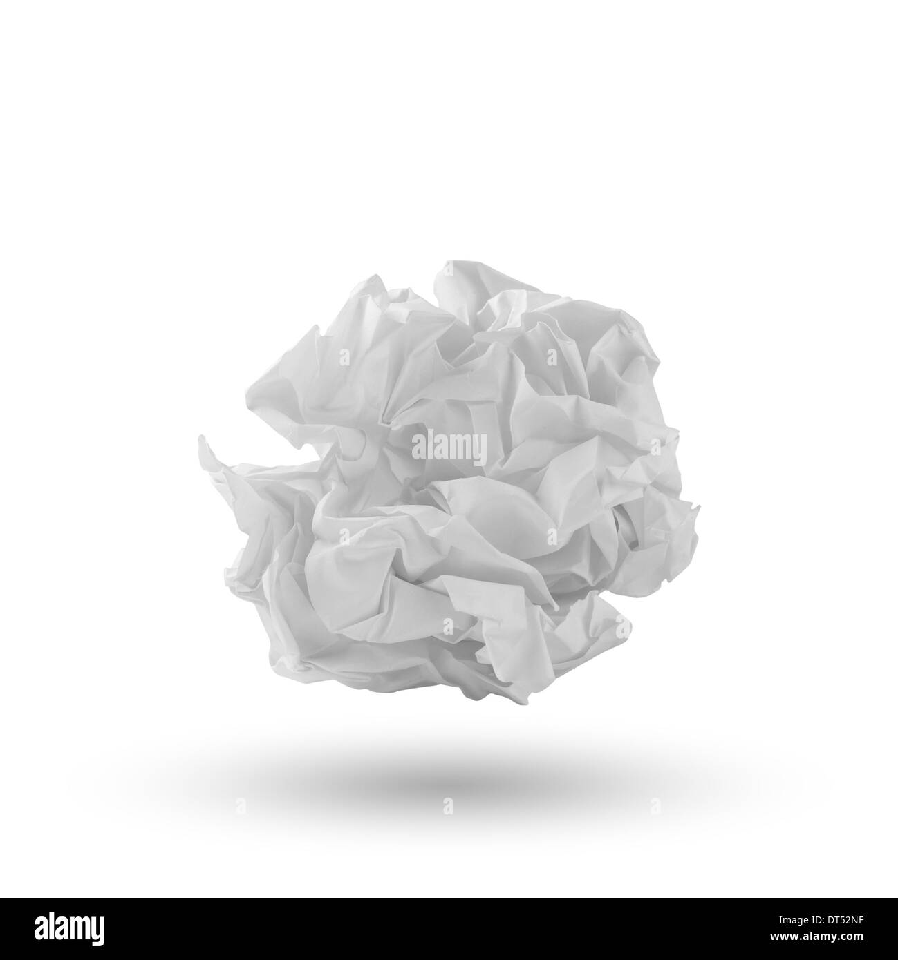 Crumpled paper ball Stock Photo - Alamy