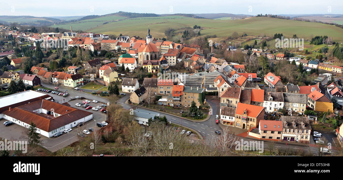 Mansfeld, Germany. 09th Jan, 2014. The construction site for the new ...