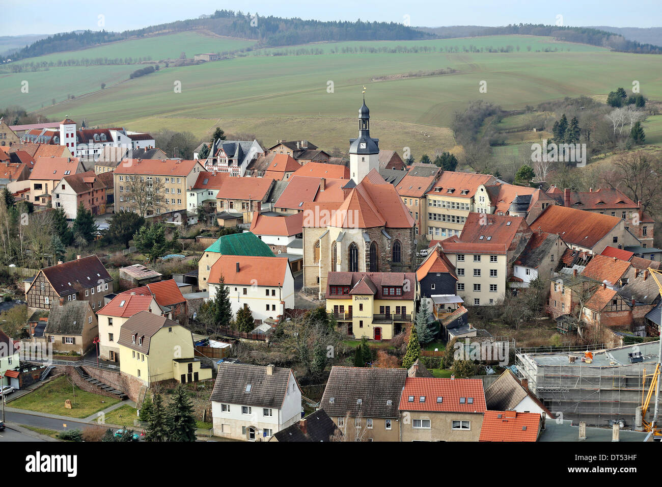 Mansfeld, Germany. 09th Jan, 2014. The construction site for the new ...