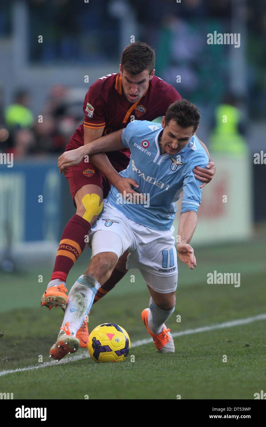 Rome, Italy. 09th Feb, 2014. Olympic Stadium - Italian League: Serie A ...