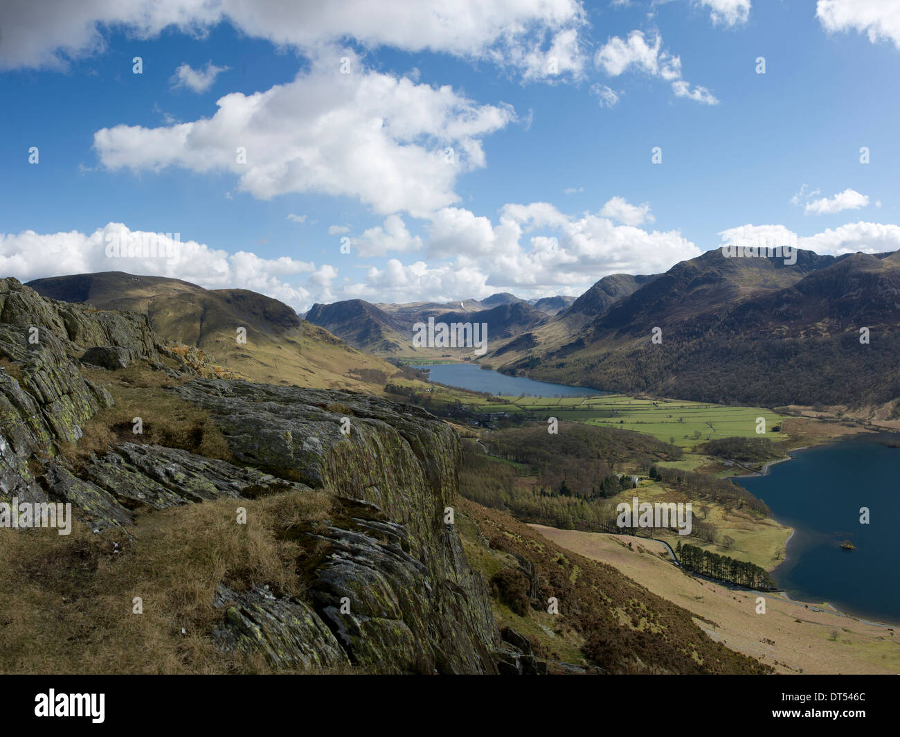 Buttermere lakes and hills hi-res stock photography and images - Alamy