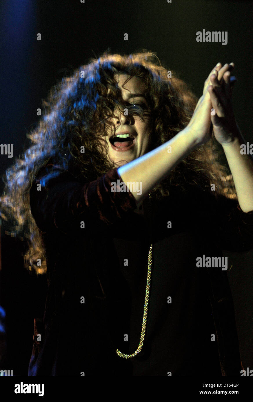 Estrella Morente performing at the Apolo escenario Stock Photo - Alamy
