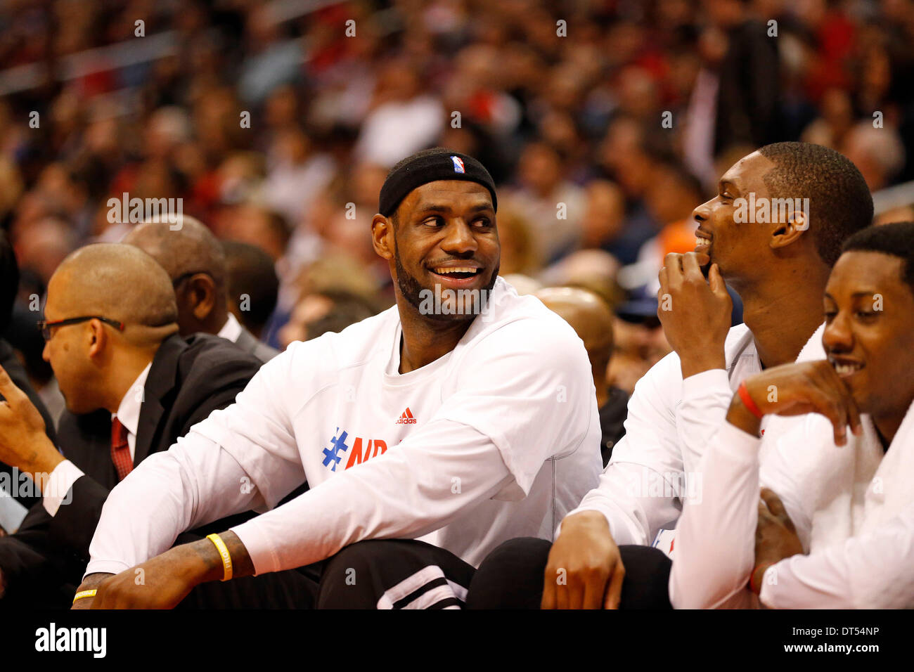 Los Angeles, California, USA. 05th Feb, 2014. LeBron James #6 of the ...