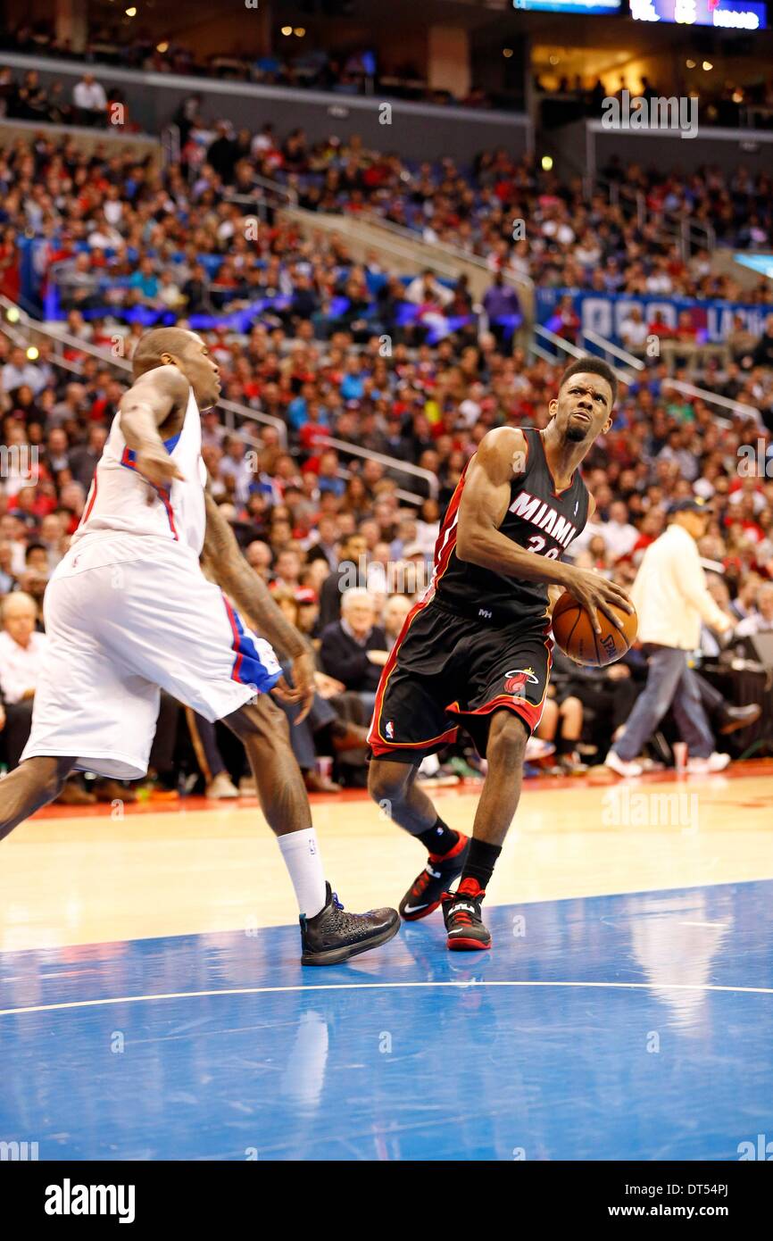 Los Angeles, California, USA. 05th Feb, 2014. Norris Cole #30 of the ...