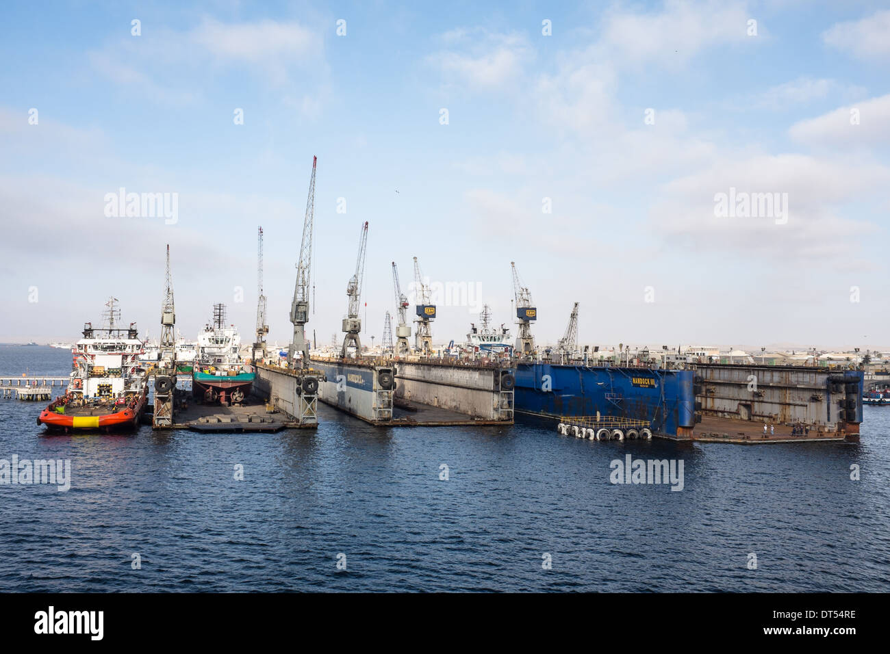 Dry Docks, Walvis Bay Port, Namibia Stock Photo - Alamy