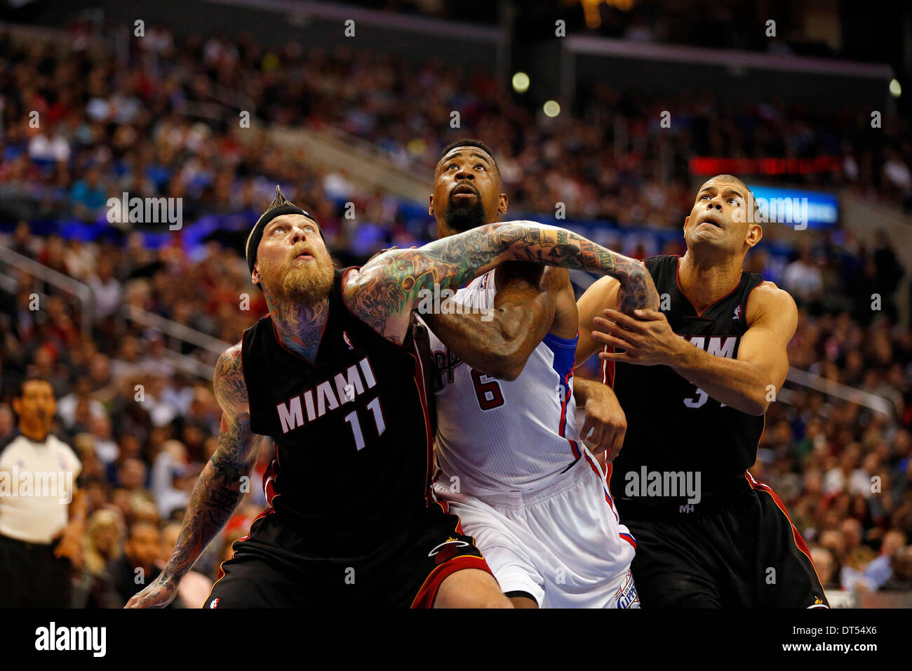 Los Angeles, California, USA. 05th Feb, 2014. Chris Andersen #11 of the ...