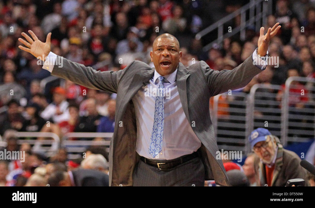 Los Angeles, California, USA. 05th Feb, 2014. Head Coach Doc Rivers in ...