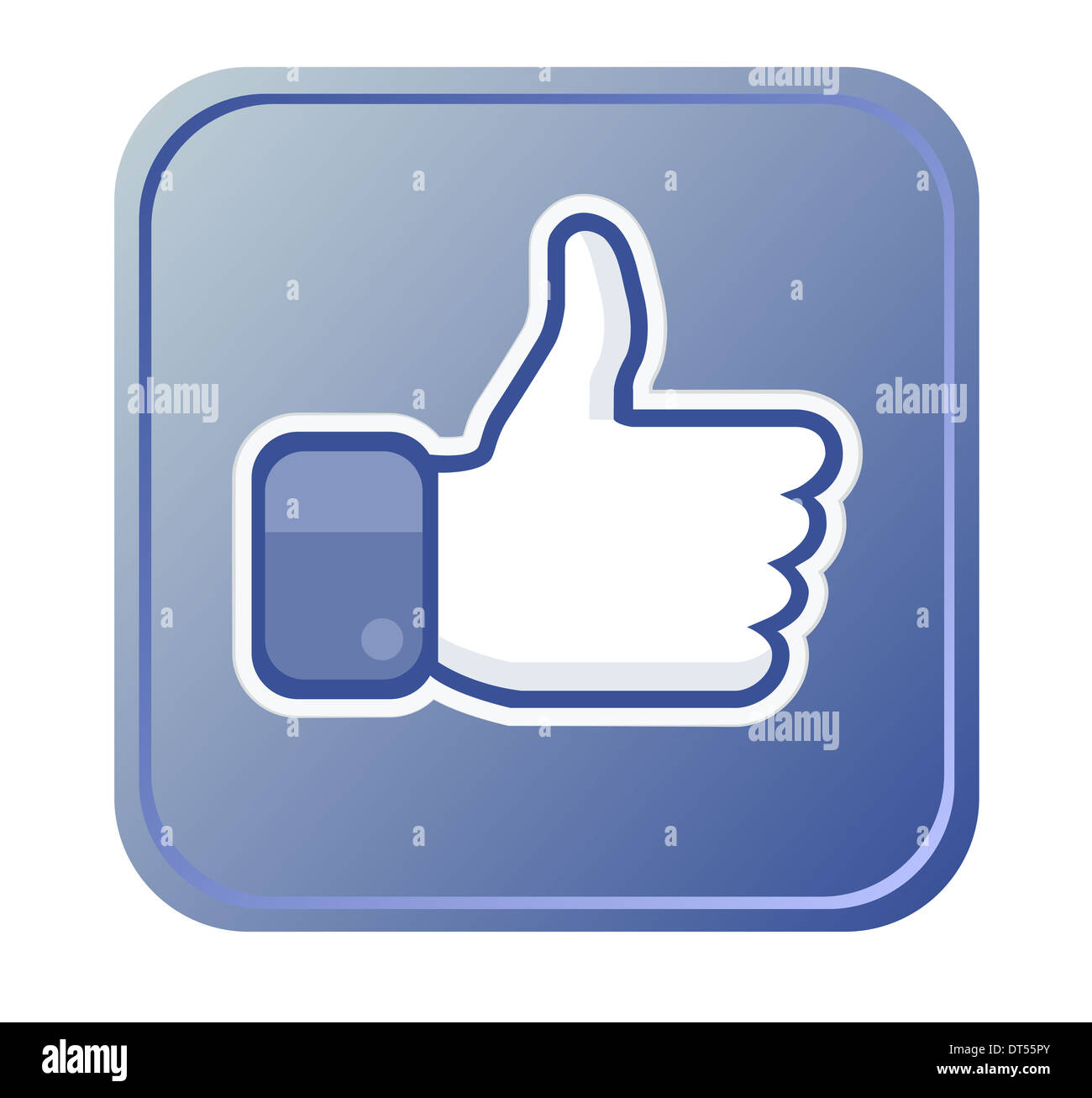Thumb up button Stock Photo - Alamy
