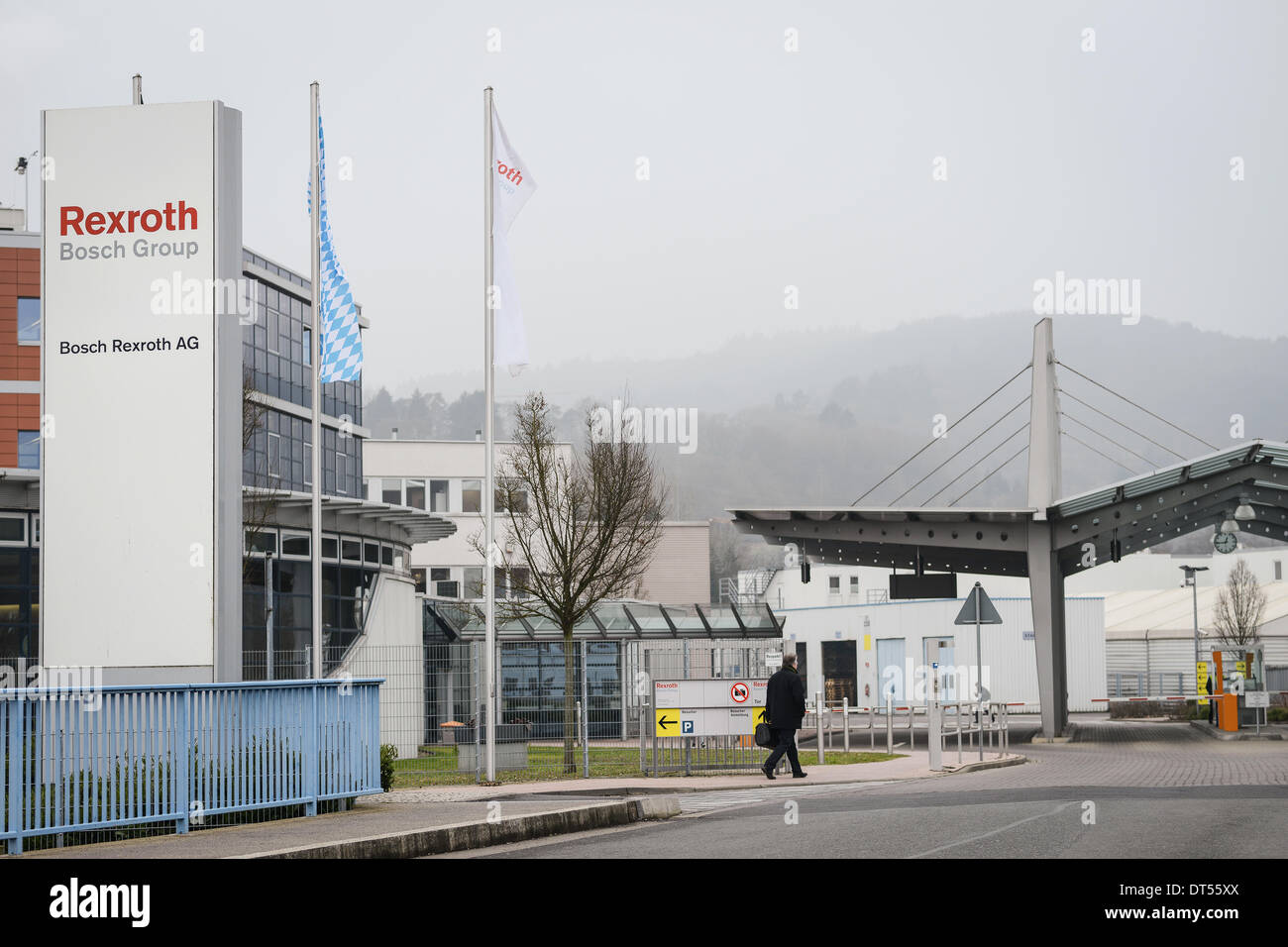 Lohr am Main, Germany. 05th Feb, 2014. The Bosch Rexroth Plant in Lohr ...