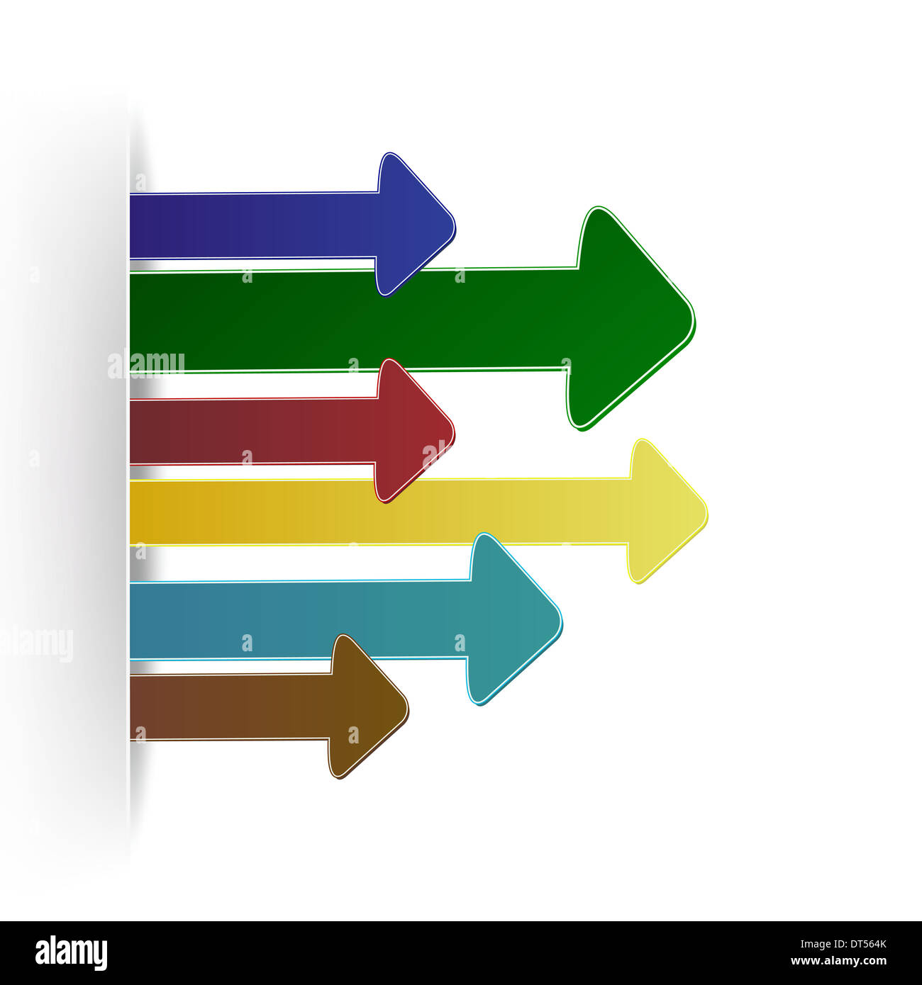 Arrows infographics hi-res stock photography and images - Alamy