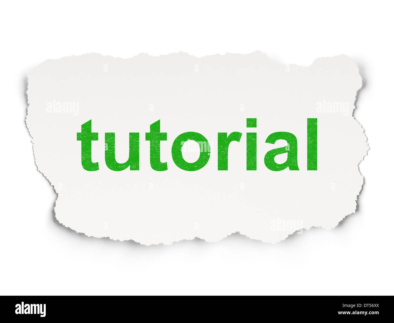 Education concept: Tutorial on Paper background Stock Photo - Alamy