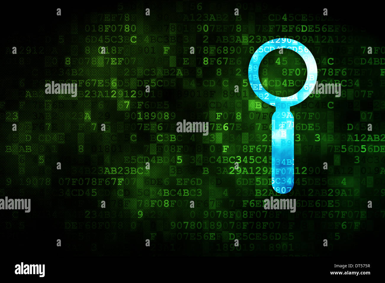 Information concept: Search on digital background Stock Photo - Alamy