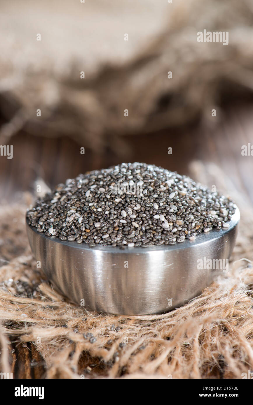 Some fresh Chia Seeds (detailes close-up image Stock Photo - Alamy