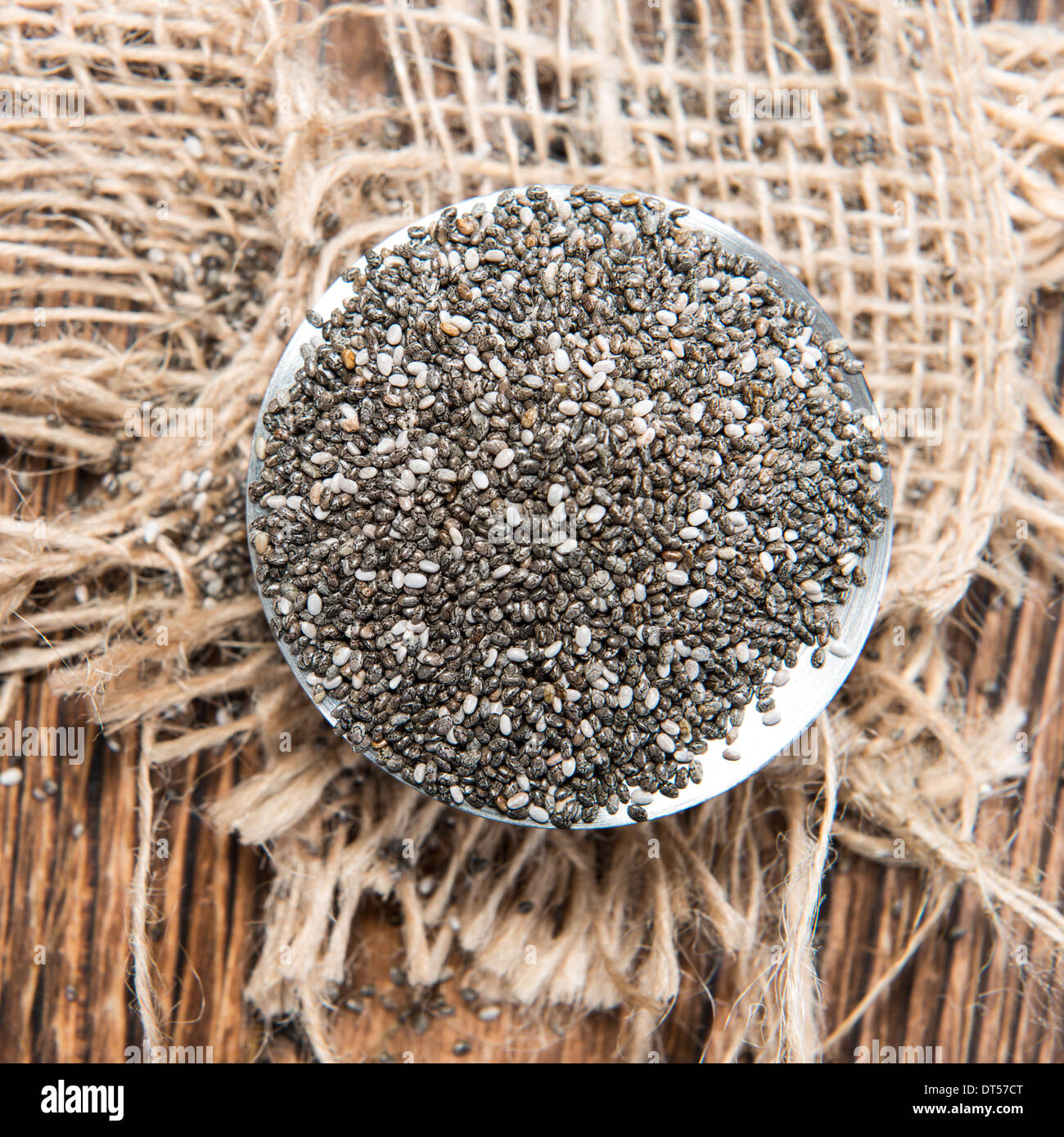 Some fresh Chia Seeds (detailes close-up image Stock Photo - Alamy