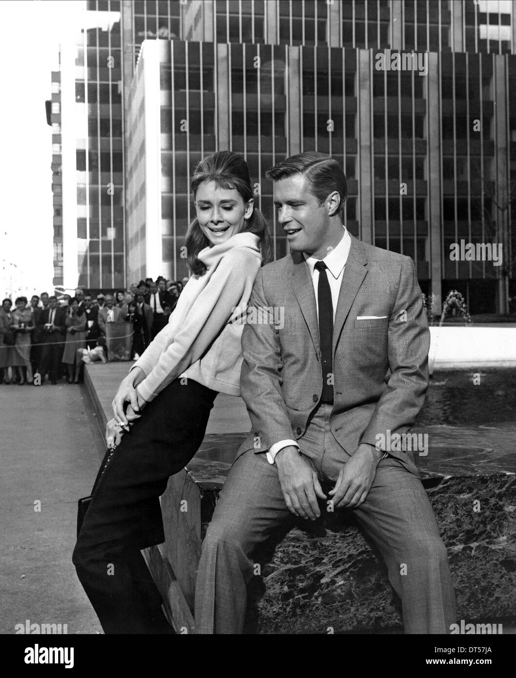 Audrey Hepburn And George Peppard Black and White Stock Photos & Images ...