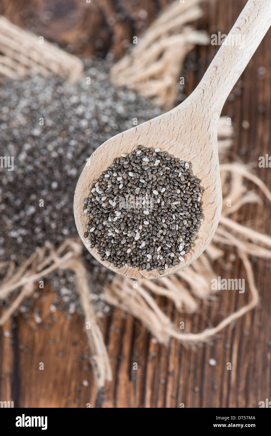 Some fresh Chia Seeds (detailes close-up image Stock Photo - Alamy