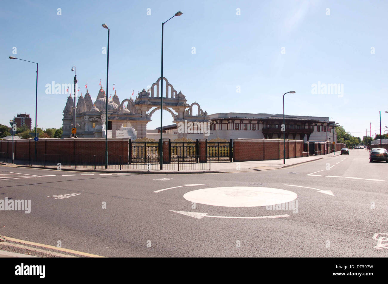 The Swaminarayan Mandir in Neasden, London, England, UK Stock Photo - Alamy