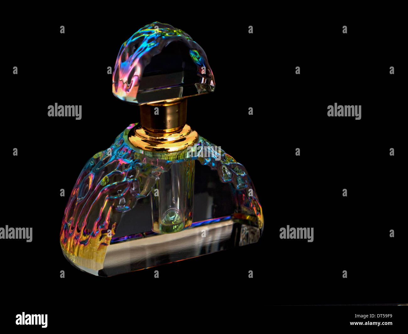 Pink glass perfume bottle hi-res stock photography and images - Alamy