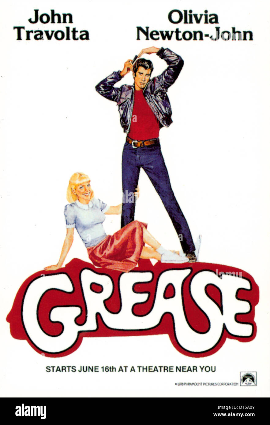 Movie Poster Grease 1978 High Resolution Stock Photography and Images ...