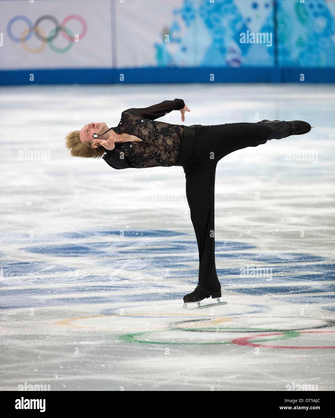 Sochi, Russia. 9th Feb, 2014. Evgeni Plushenko of Russia competes in ...
