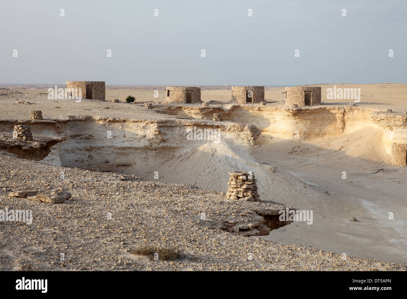 Fort in the desert of Qatar, Middle East Stock Photo - Alamy