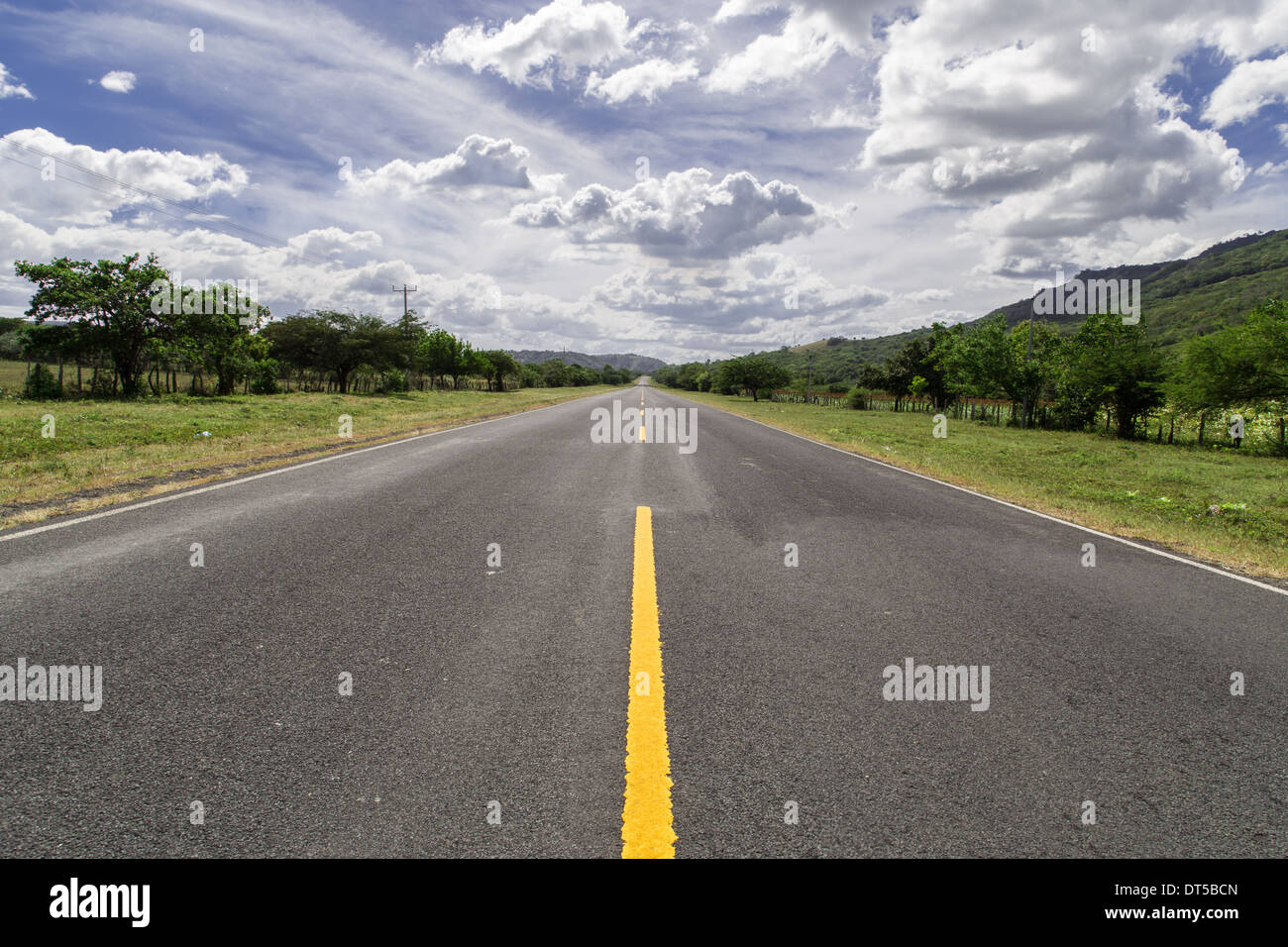 Lonely stretch of highway hi-res stock photography and images - Alamy