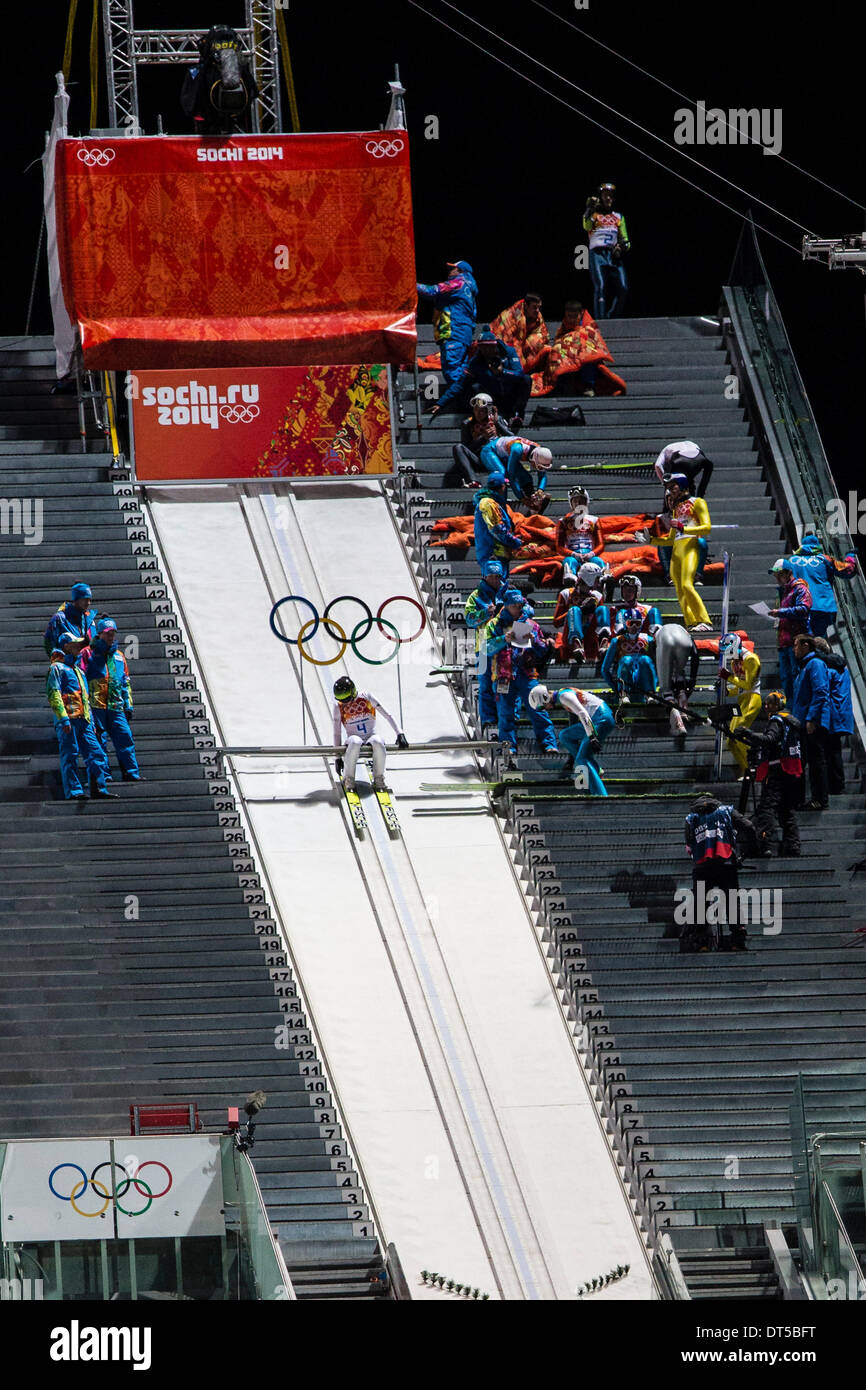 Olympic ski jump launch hi-res stock photography and images - Alamy