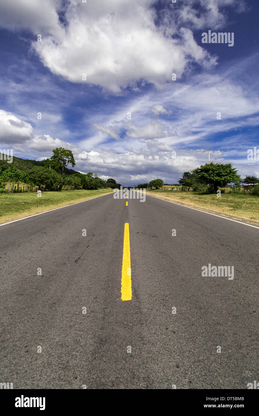 Lonely stretch of highway hi-res stock photography and images - Alamy