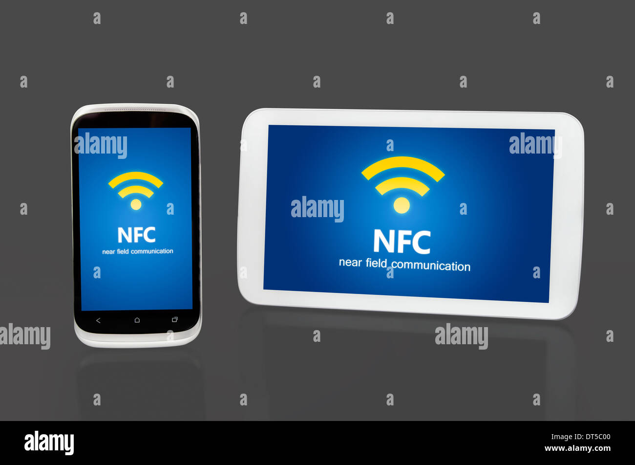 Mobile devices with NFC chip. Wireless communication and payment method ...