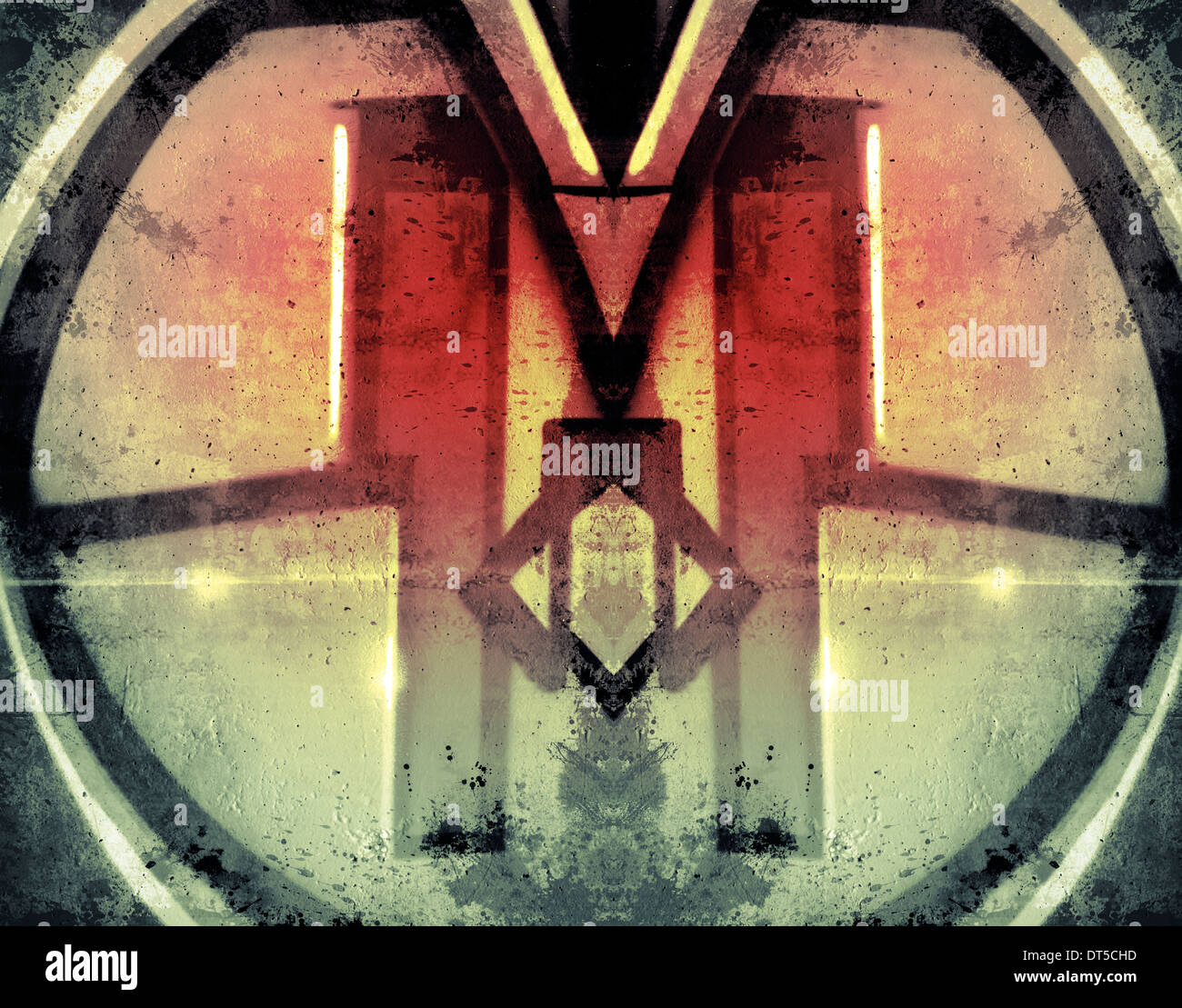 Art, urban hip hop background Gray texture painted with bright colorful ...