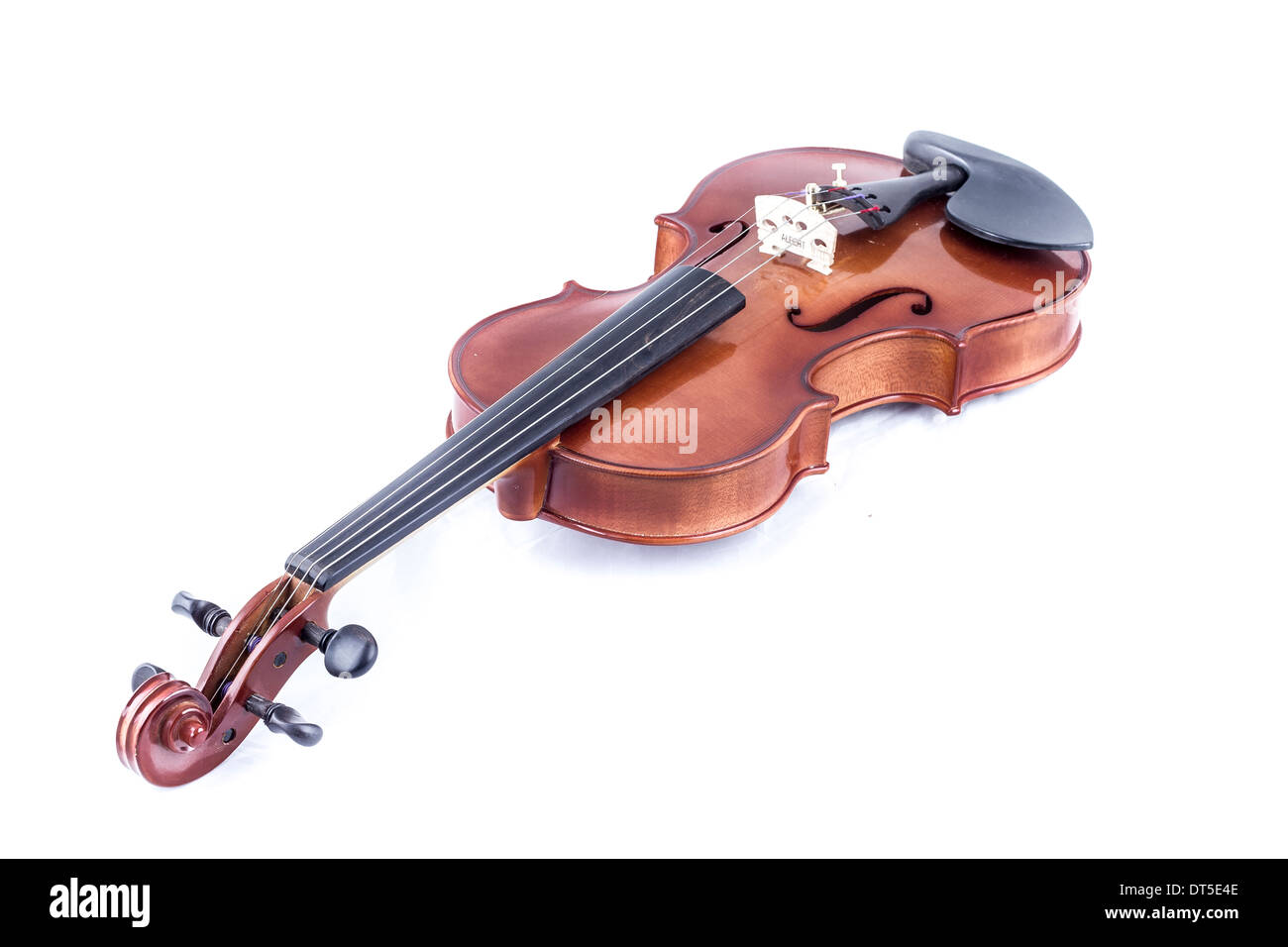Melody violin front view isolated Cut Out Stock Images & Pictures - Alamy