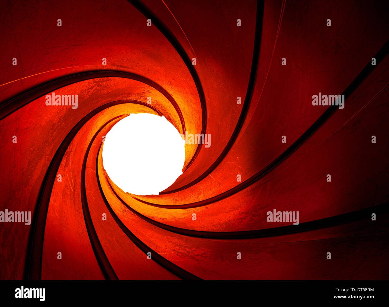 abstract metal action focus gun barrel concept Stock Photo - Alamy