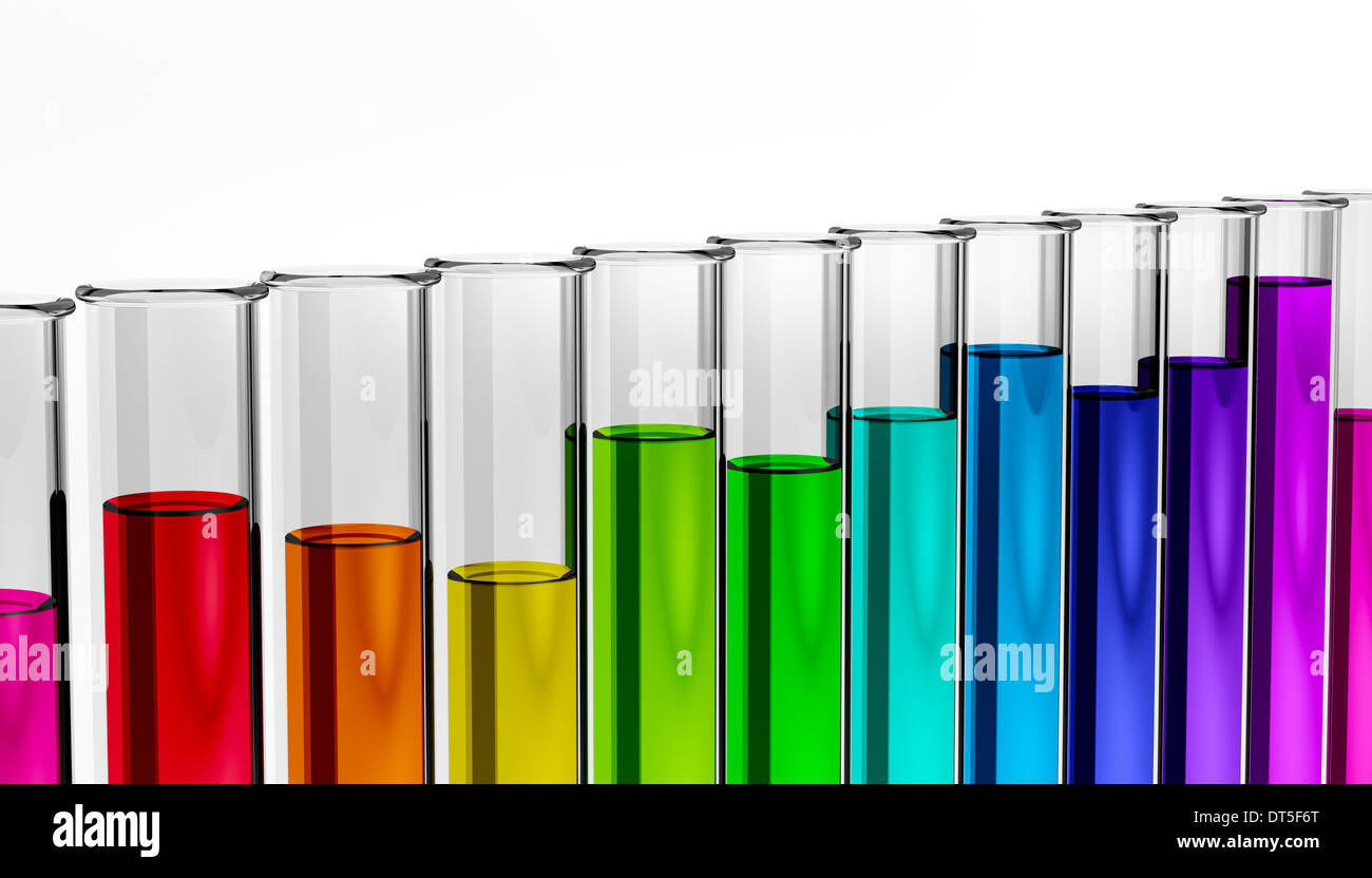 biology - chemicals - industry - solutions - test tube Stock Photo - Alamy