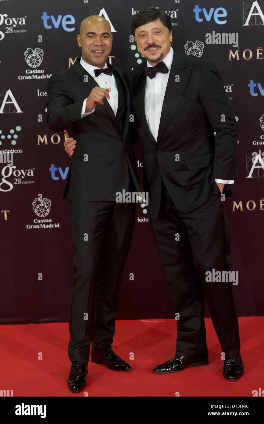 Madrid, Spain. 9th Feb, 2014. Santiago Zanou, Carlos Bardem, attends ...