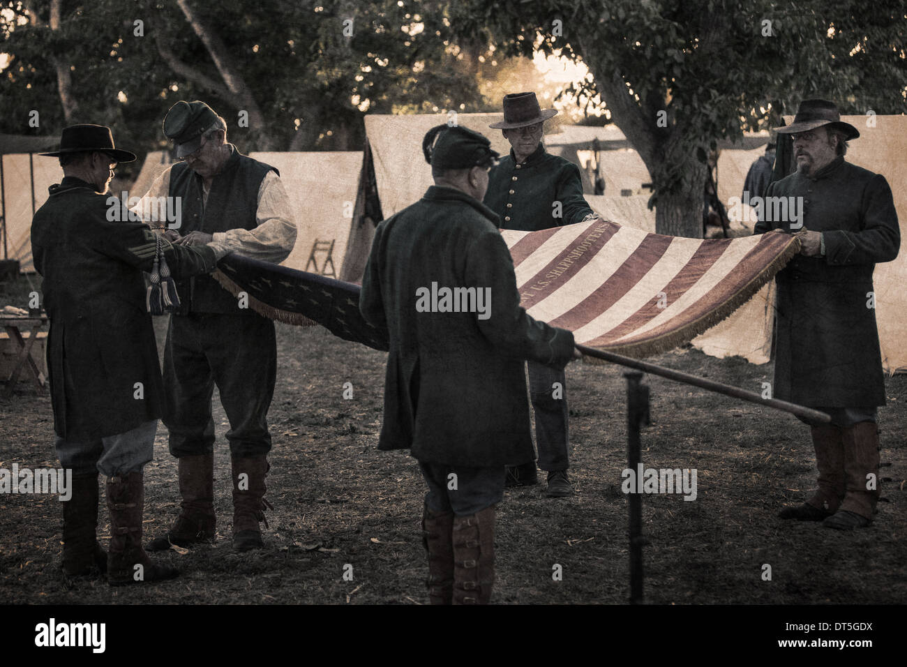 Custer reenactment hi-res stock photography and images - Alamy