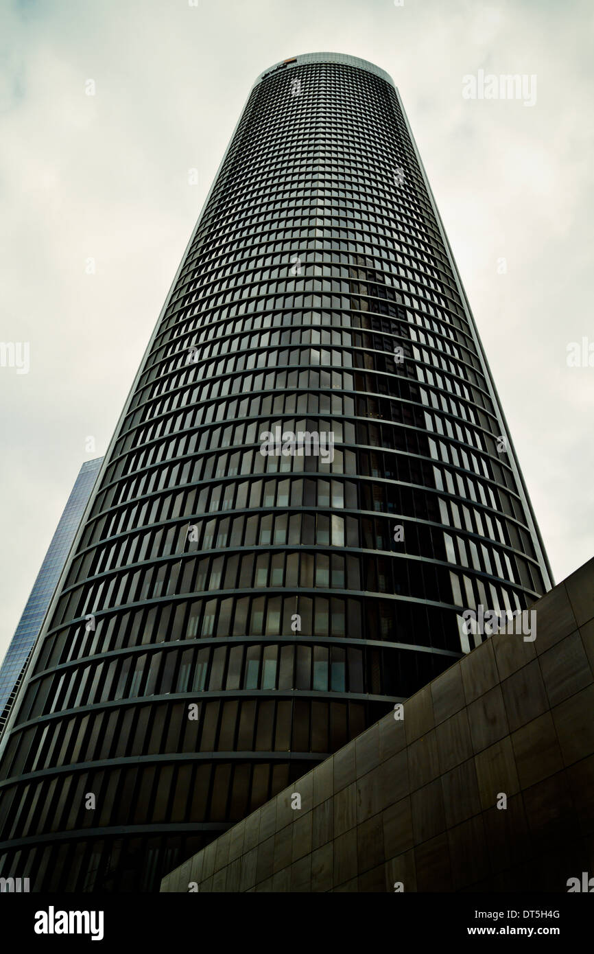 Crystal Tower, skyscraper of Madrid, placed in financial zone ,four ...