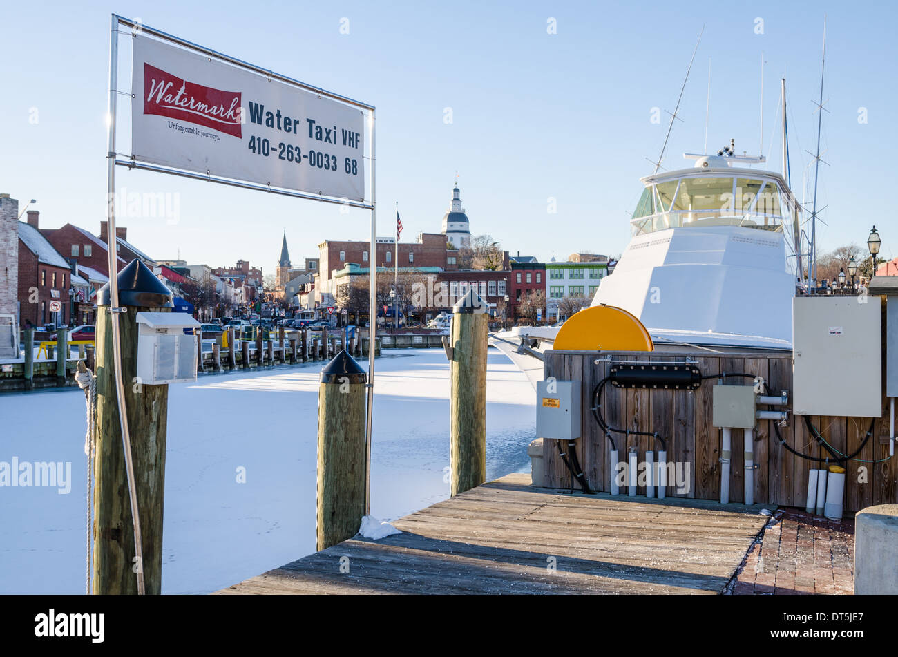 Annapolis water state house hi-res stock photography and images - Alamy