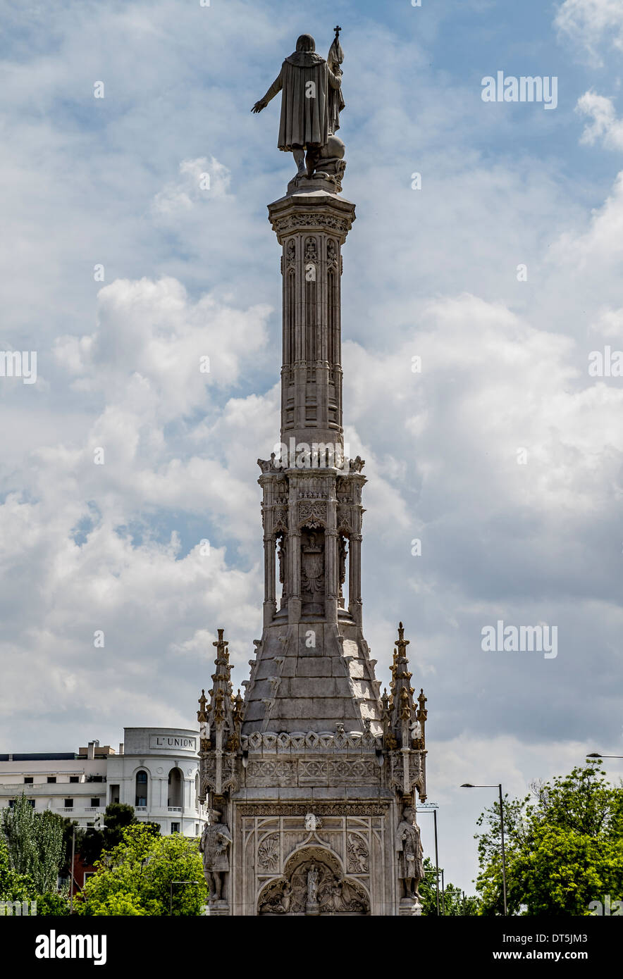 Colon monument, Image of the city of Madrid, its characteristic ...